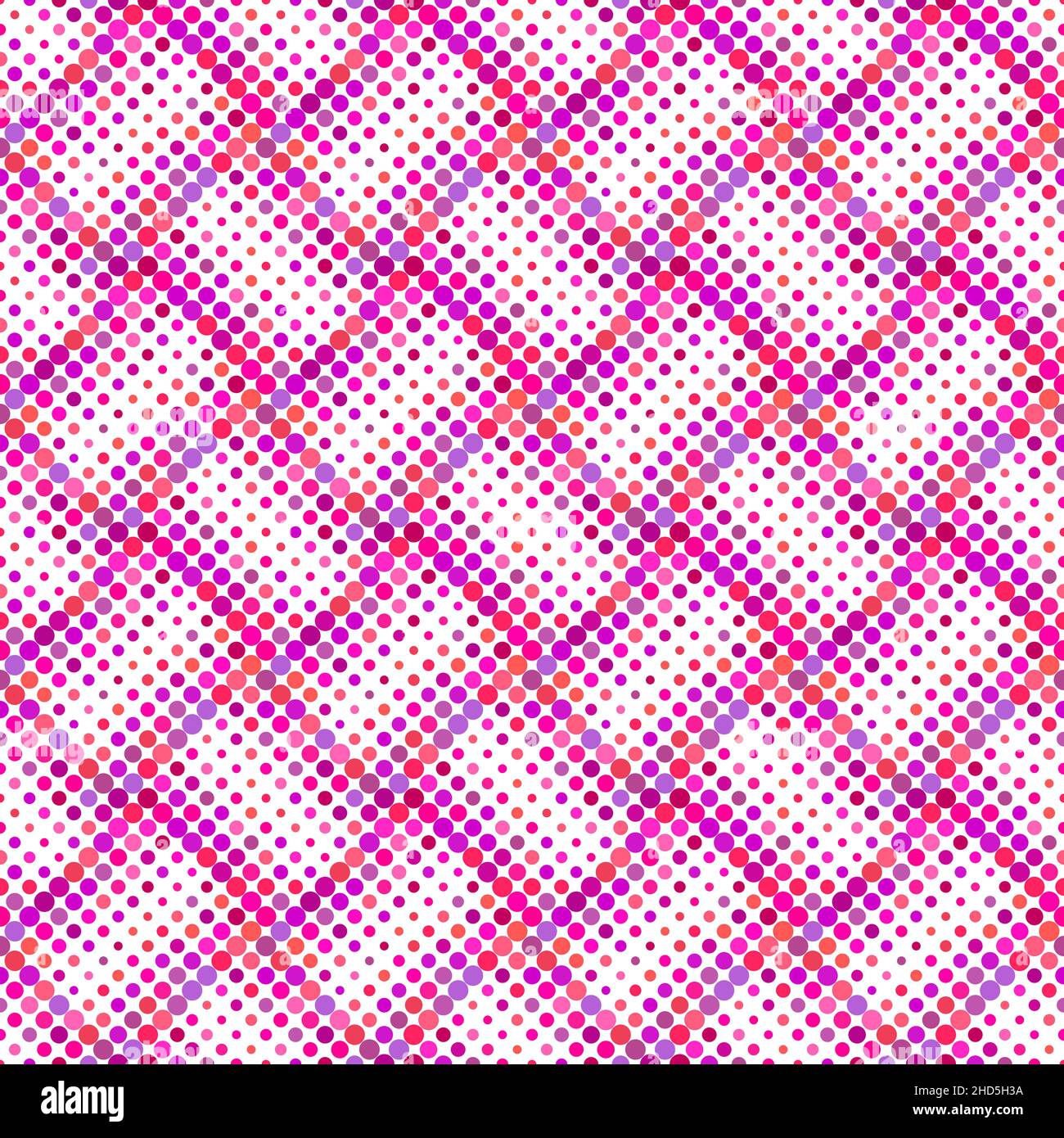 Geometrical seamless deep pink circle pattern background design Stock ...