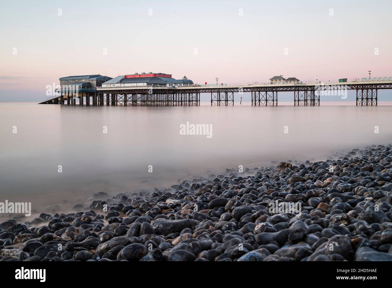 Cromer pier seen over the pebble beach Stock Photo - Alamy
