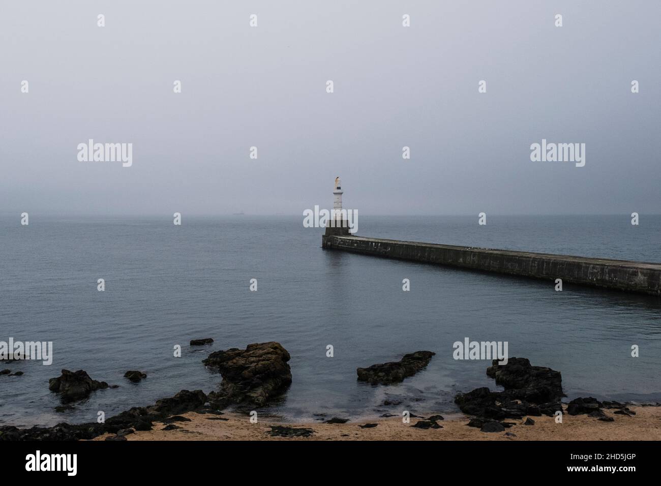 A view towards South Breakwater pier Stock Photo - Alamy