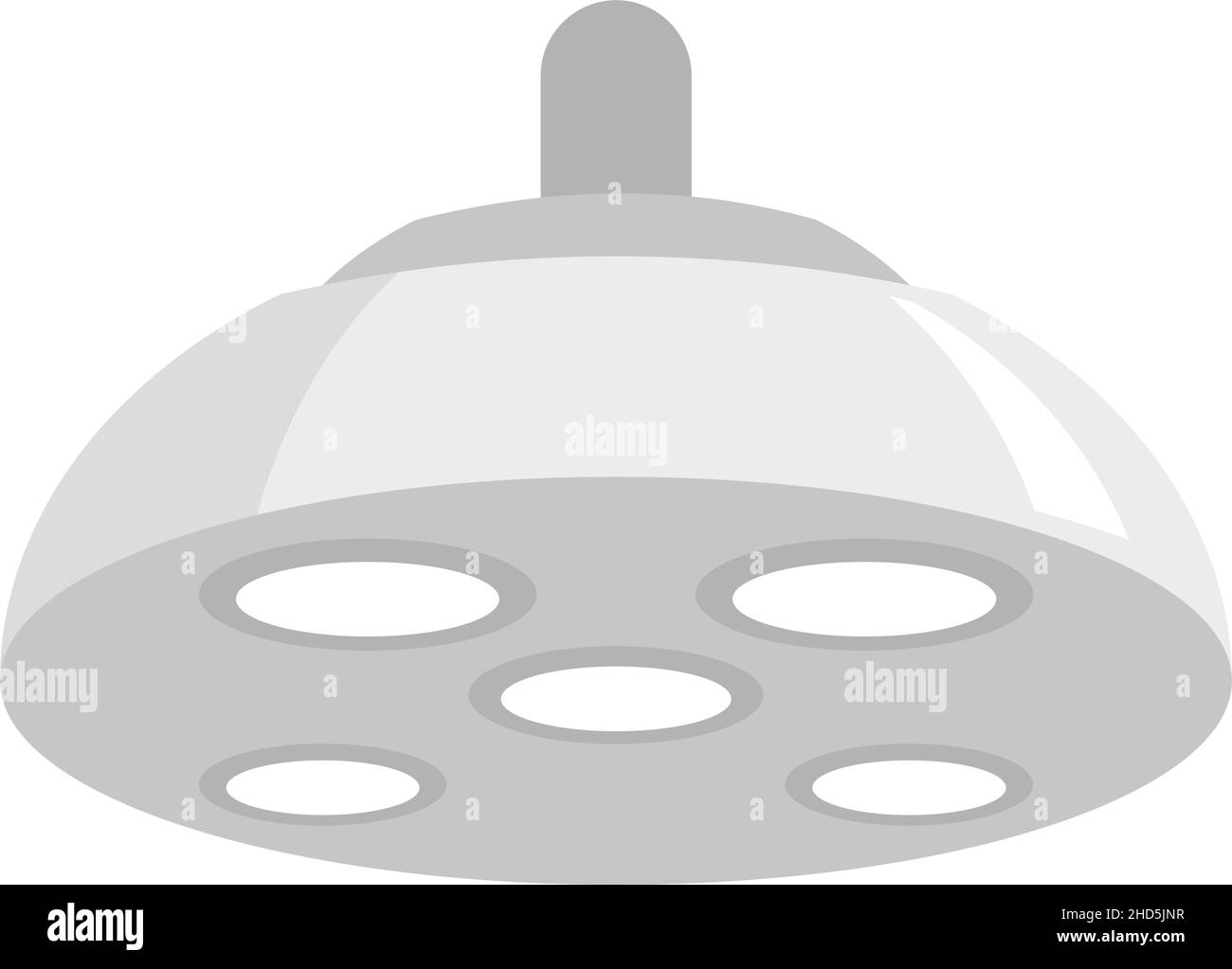 Bright surgical light icon. Flat illustration of bright surgical light ...