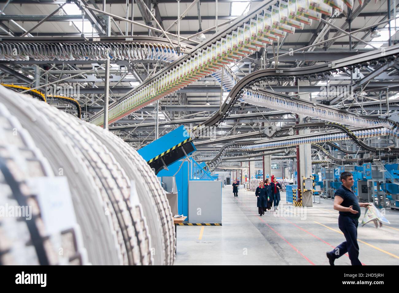Paper factory rollers hi-res stock photography and images - Alamy
