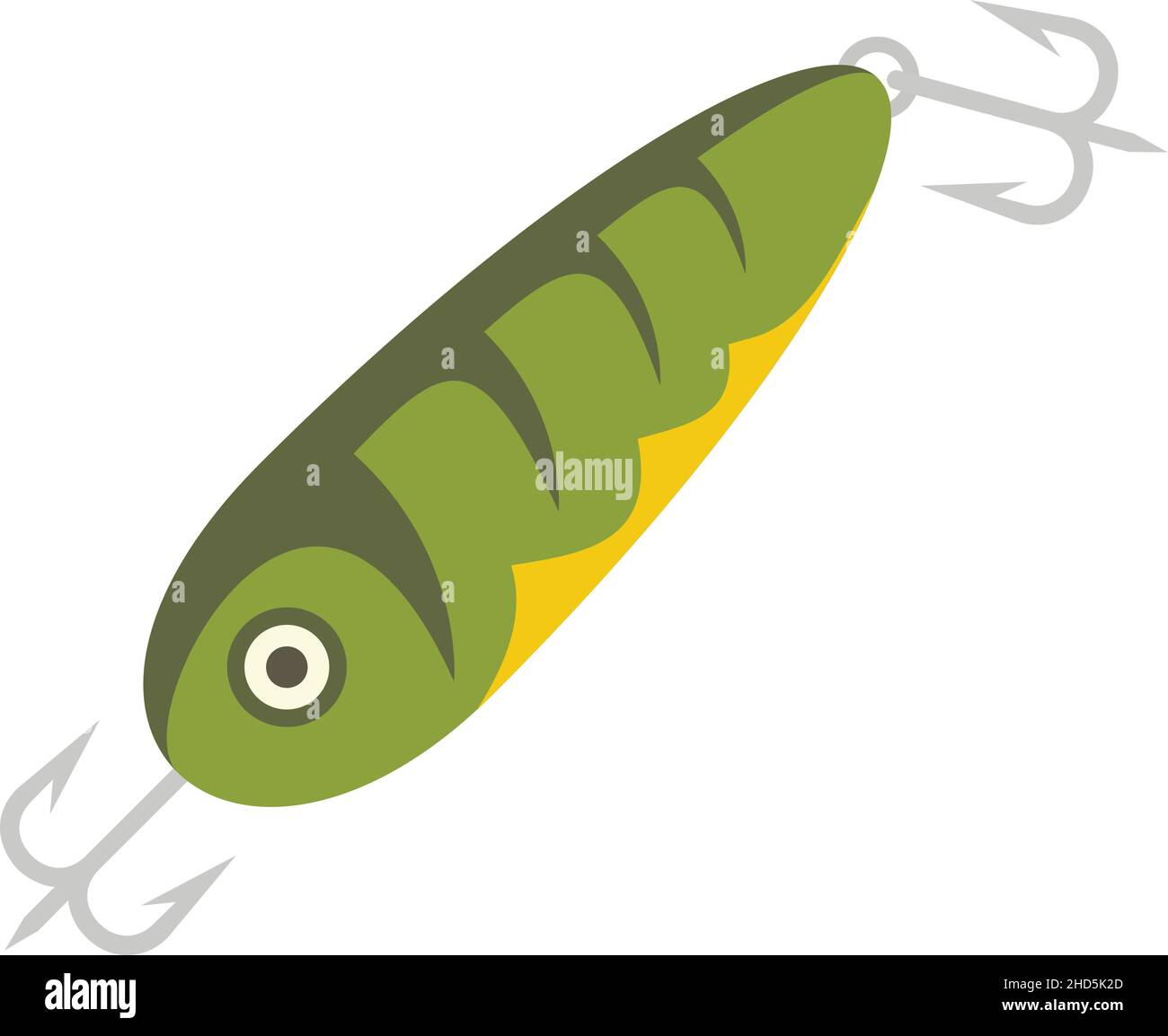Fish bait equipment icon. Flat illustration of fish bait equipment ...