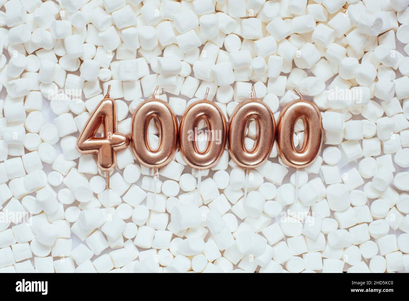 40000 followers card. Template for social networks, blogs. Background ...