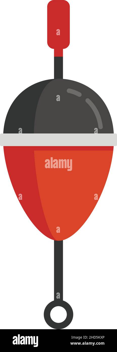 Bobber icon. Flat illustration of bobber vector icon isolated on white ...