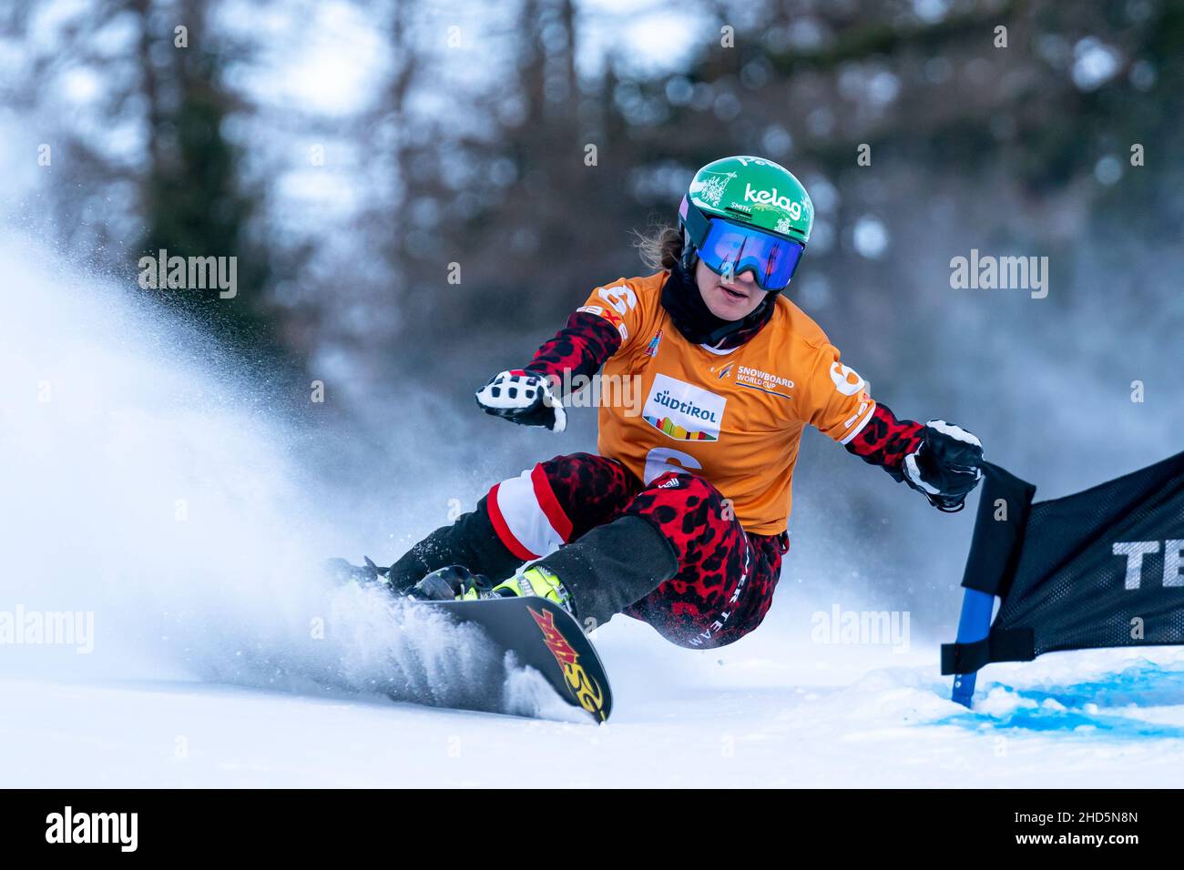 ULBING Daniela (AUT) competing in the Fis Snowboard World Cup 2022 ...