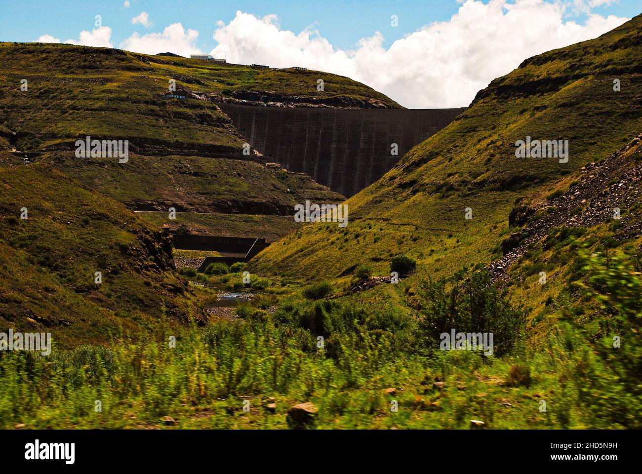 The second larges dam in Africa is The Katse Dam in Lesotho Stock Photo ...