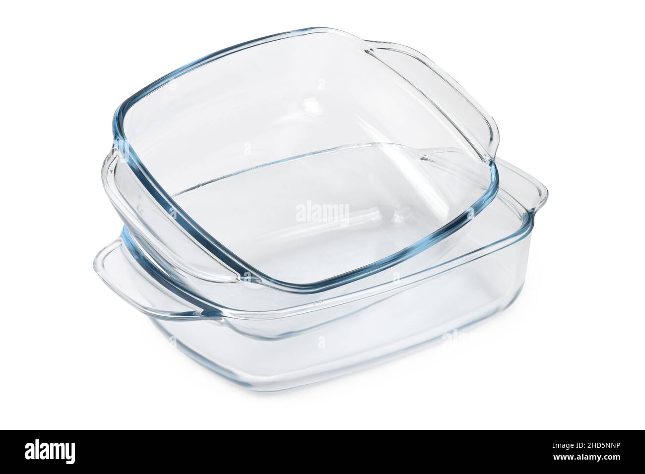 Glass baking tray on white background. High resolution photo. Full ...