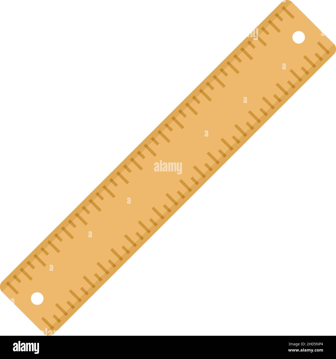 Geometry ruler icon. Flat illustration of geometry ruler vector icon ...