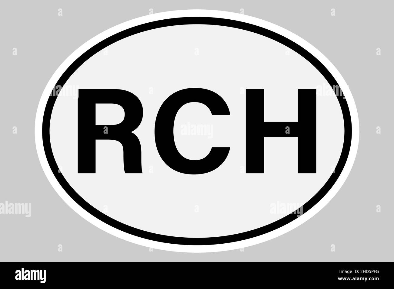 Chile international vehicle registration code Stock Vector Image & Art ...