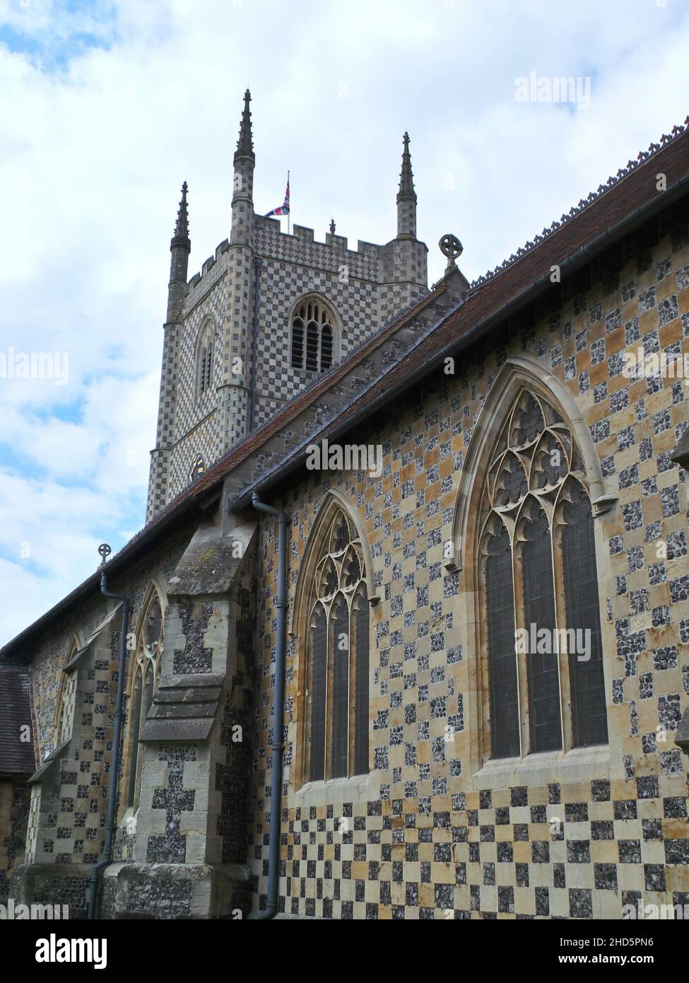 St Marys Church in the centre of Reading Stock Photo - Alamy