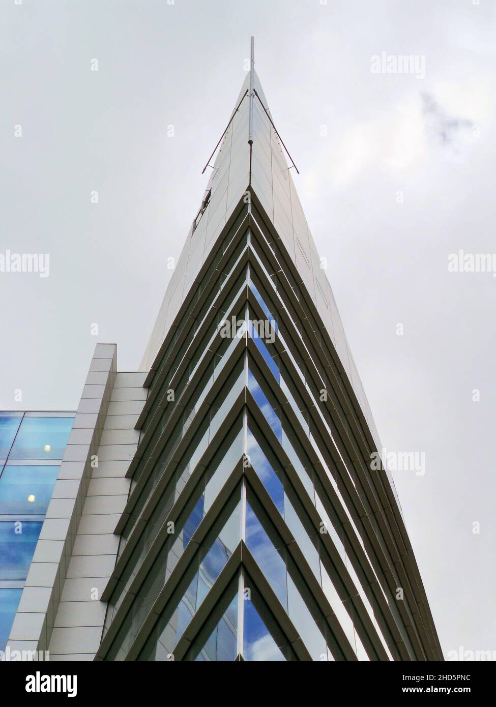 The sharp edge of the Blade tower block Stock Photo - Alamy