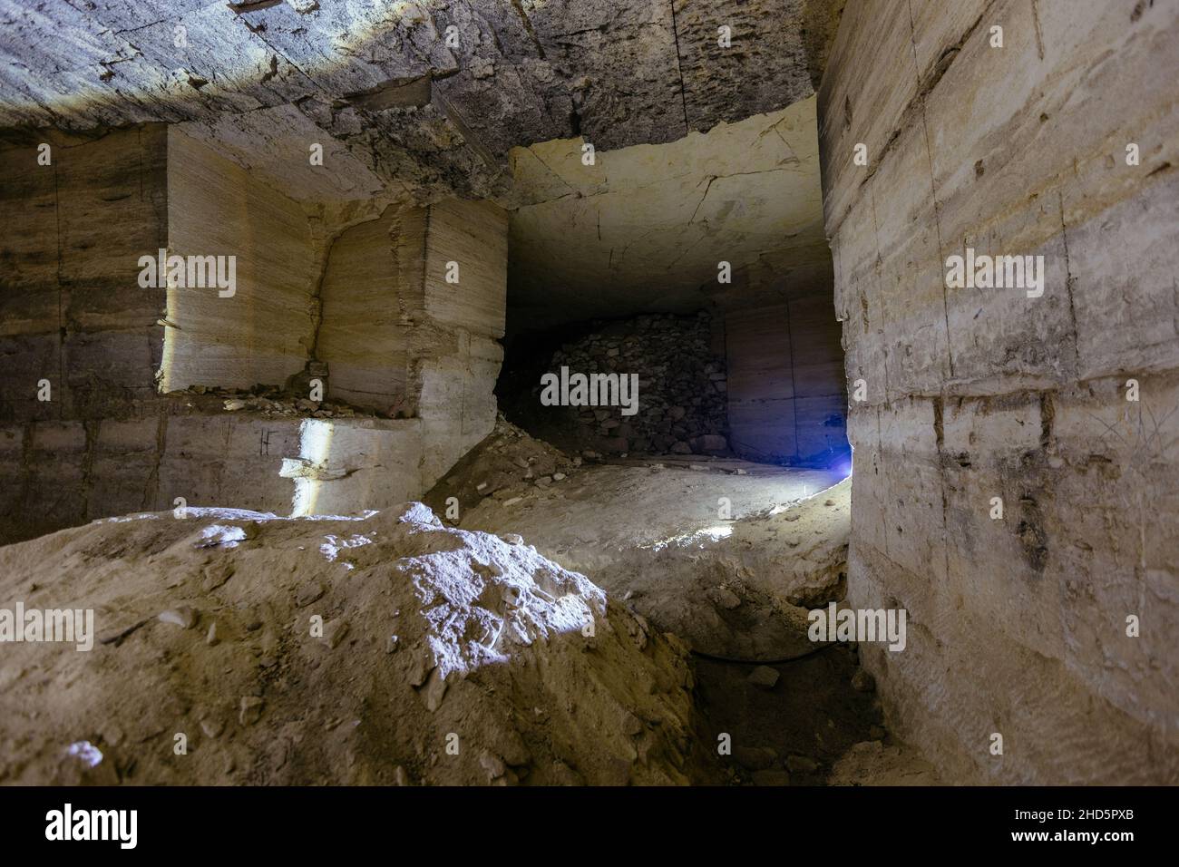 Old abandoned limestone mine in Kerch, Crimea Stock Photo - Alamy