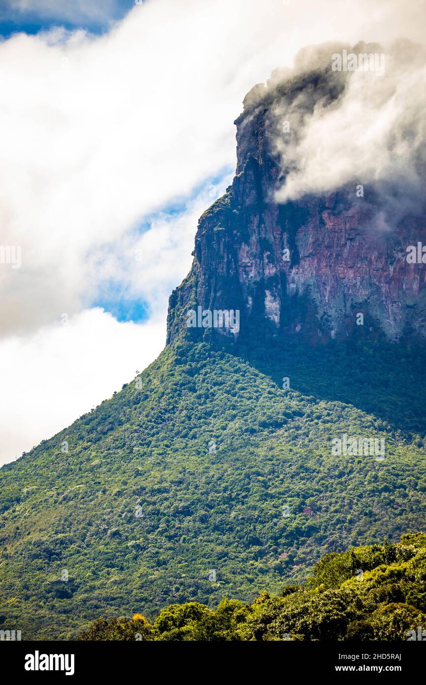 Scenic view of Canaima National Park Mountains and Canyons in Venezuela ...
