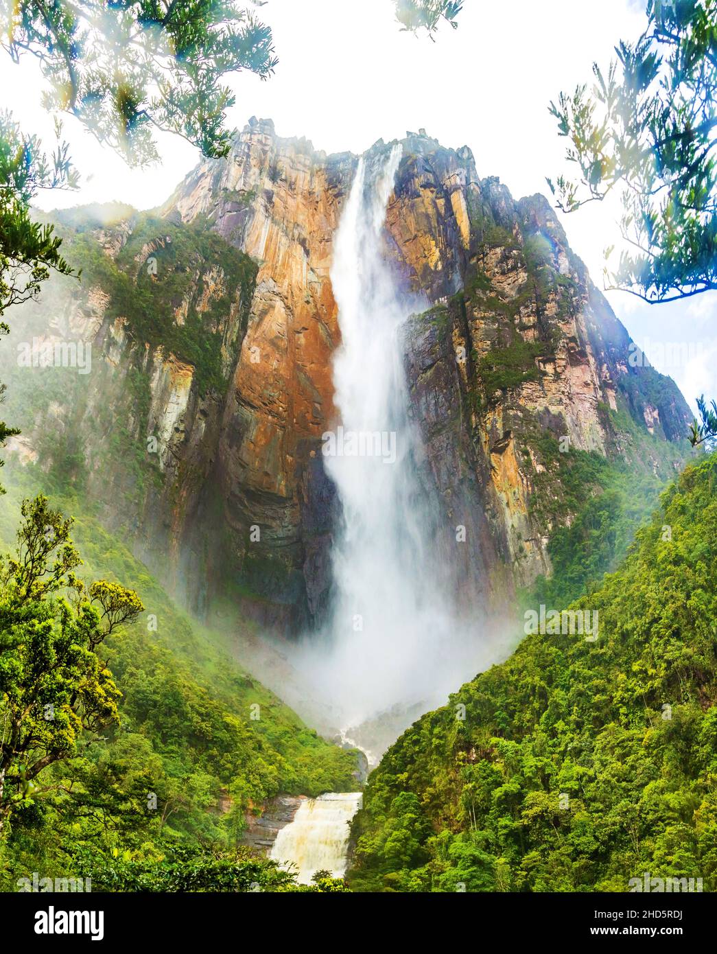 Scenic View Of World s Highest Waterfall Angel Fall In Canaima