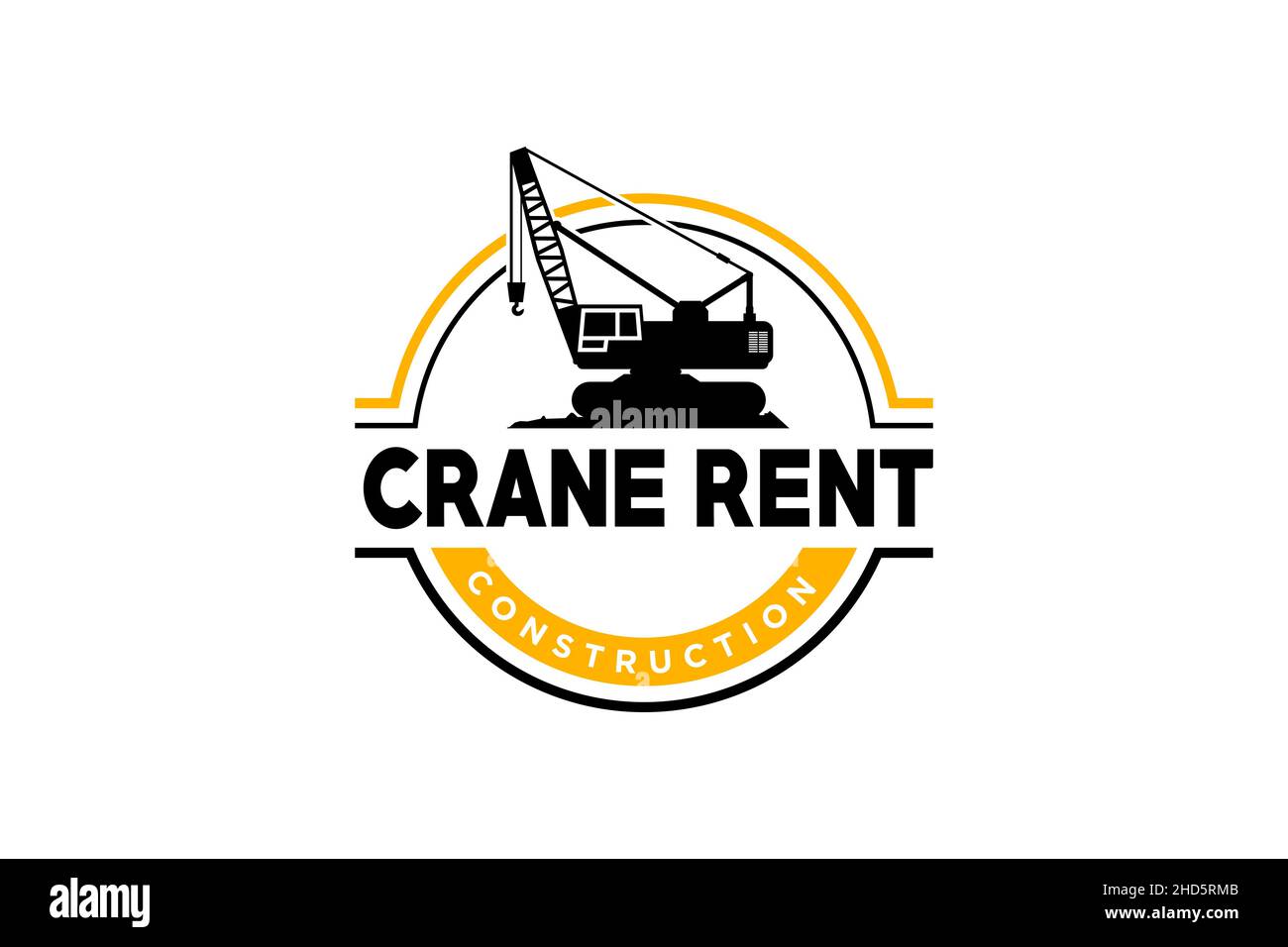 Crane logo template vector. Heavy equipment logo vector for ...