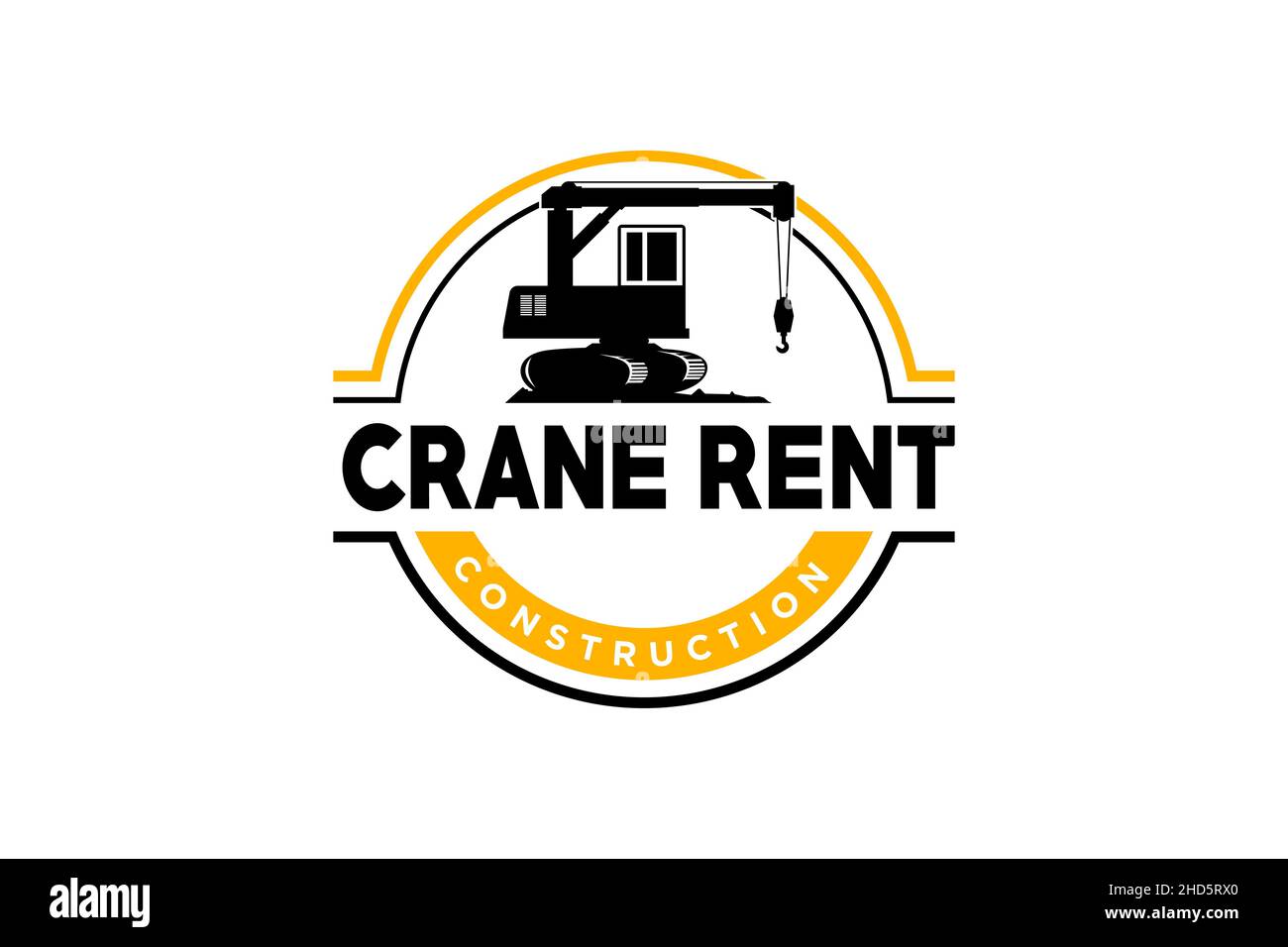 Crane logo template vector. Heavy equipment logo vector for ...
