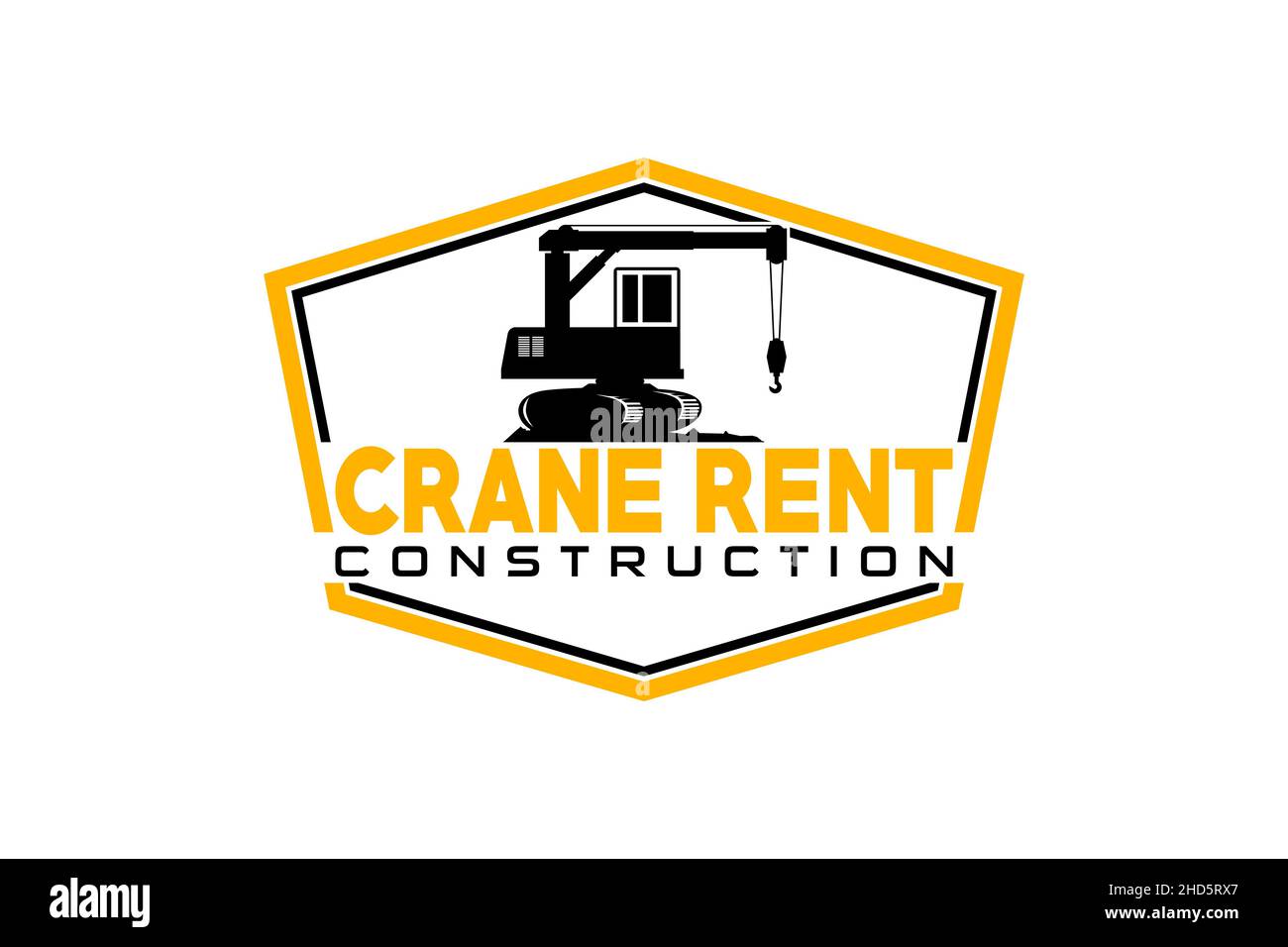 Crane logo template vector. Heavy equipment logo vector for ...