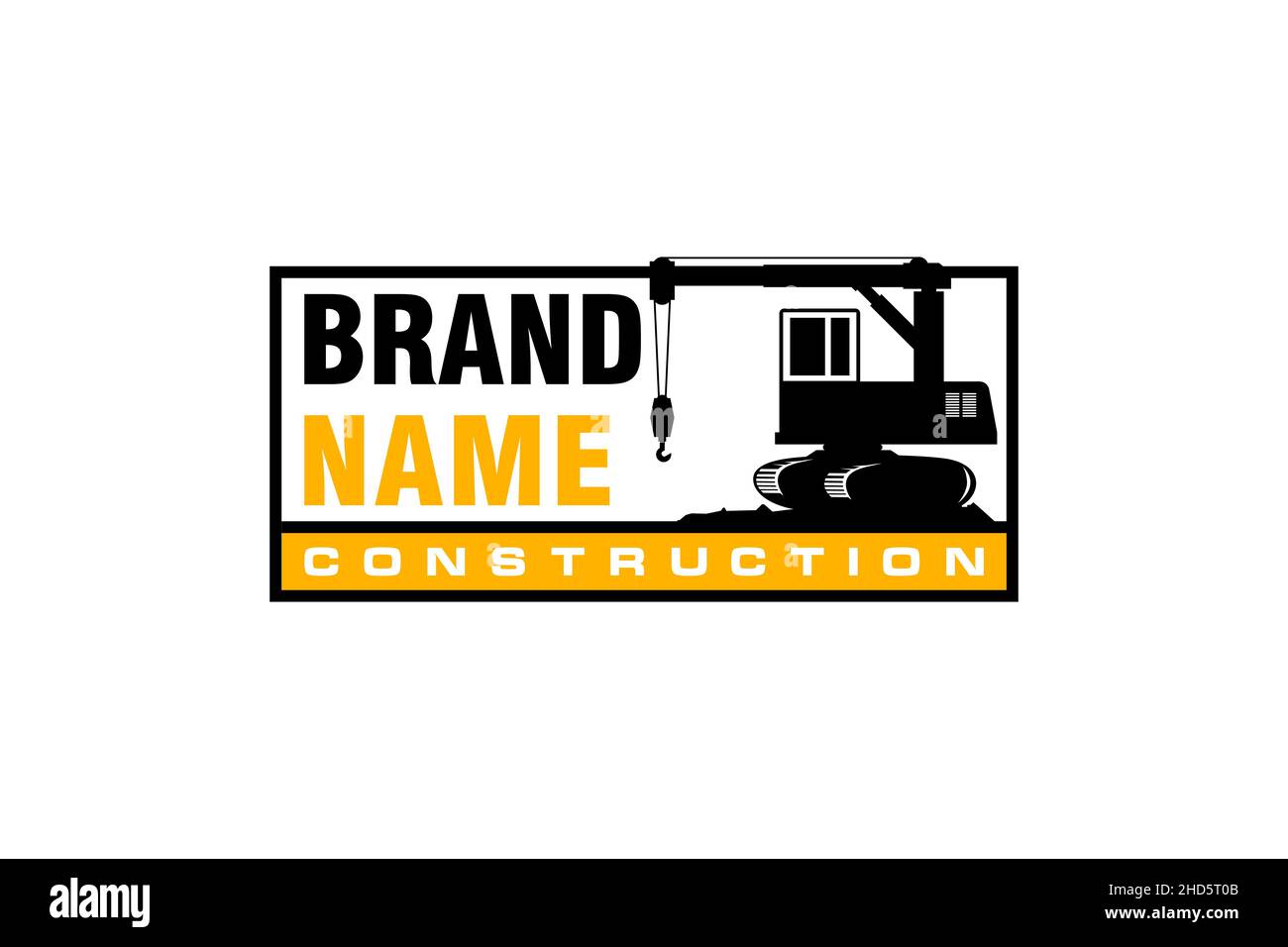 Crane logo template vector. Heavy equipment logo vector for ...