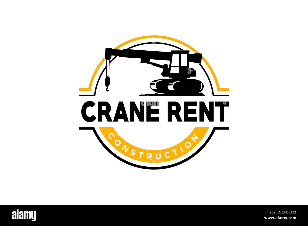 Crane logo template vector. Heavy equipment logo vector for ...