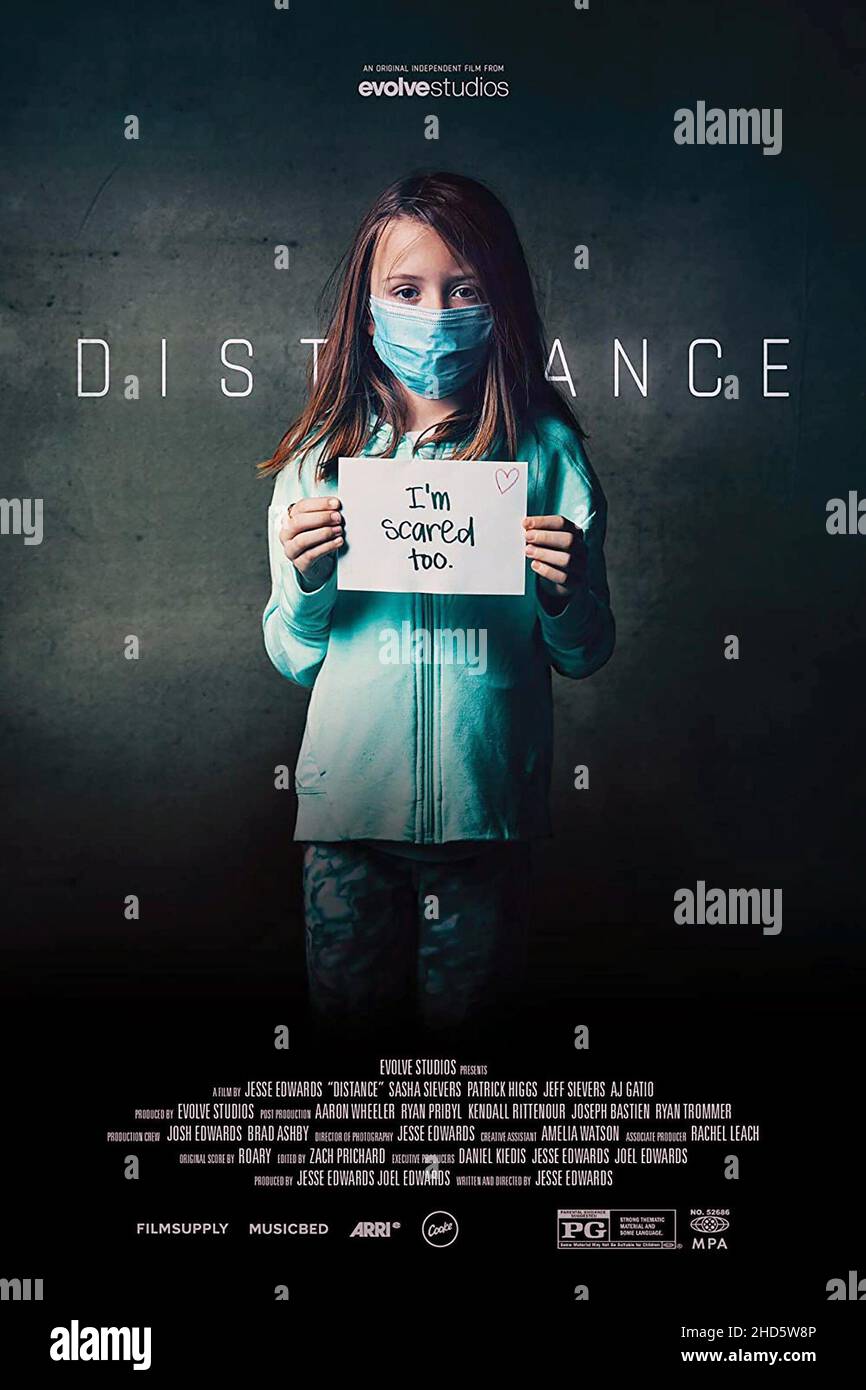 DISTANCE, poster, Sasha Sievers, 2020. © Matter Collective / Courtesy ...