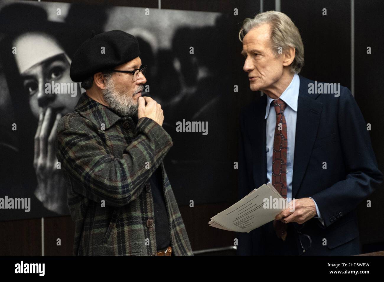 MINAMATA, from left: Johnny Depp as W. Eugene Smith, Bill Nighy 2021 ...