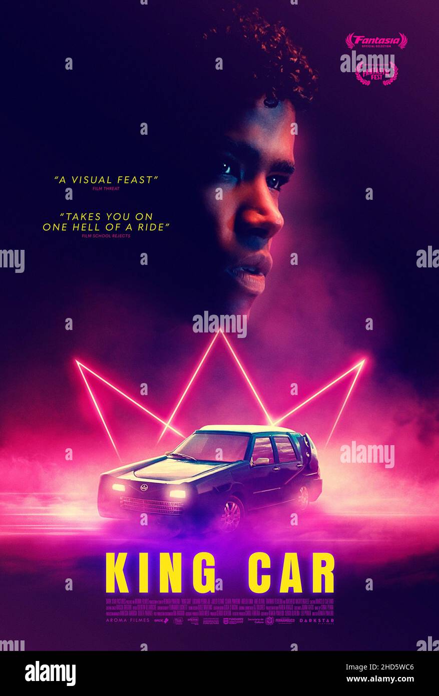 KING CAR, (aka CARRO REI), poster, Luciano Pedro Jr., 2021. © Dark Star ...
