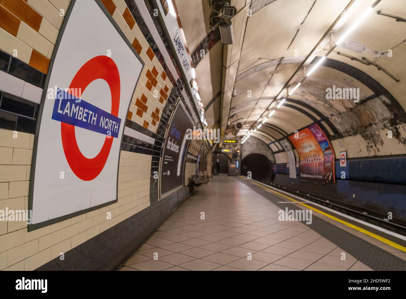 Lambeth North underground station Stock Photo - Alamy