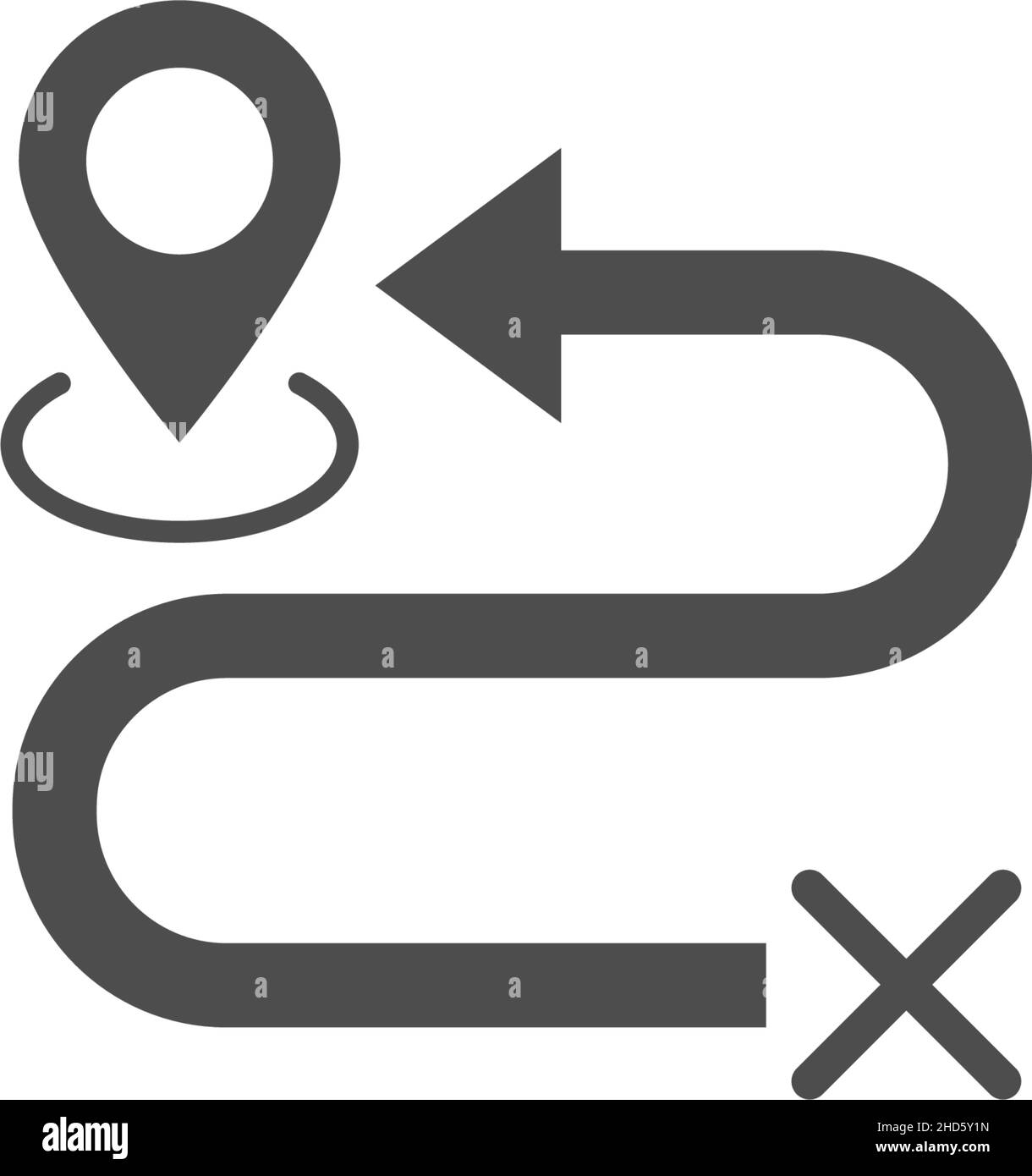 Map pointer icon flat design template illustration vector Stock Vector ...