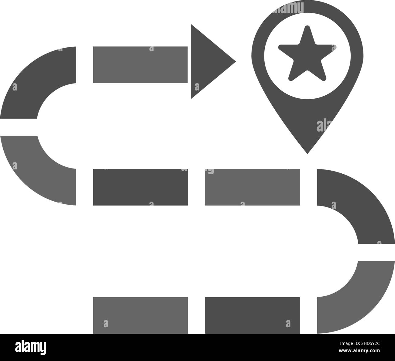 Map pointer icon flat design template illustration vector Stock Vector ...