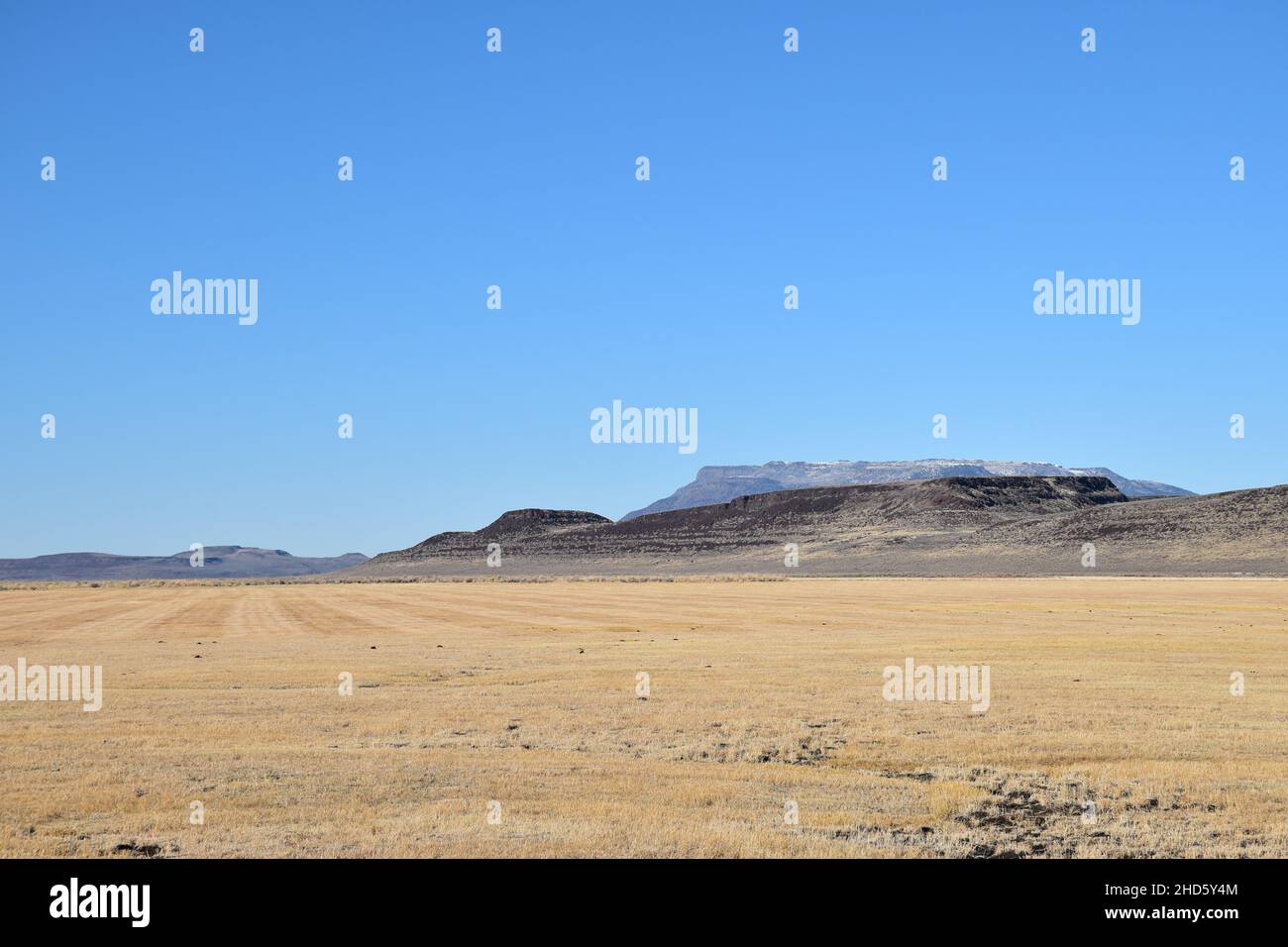 Empty looking ranchlands in Lake County, Oregon, United States Stock ...