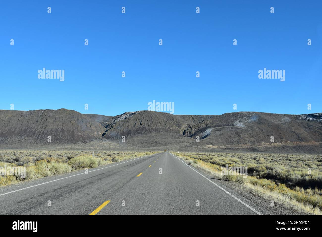 The approach to the dramatic steep cliffs of Sage Butte on the remote ...