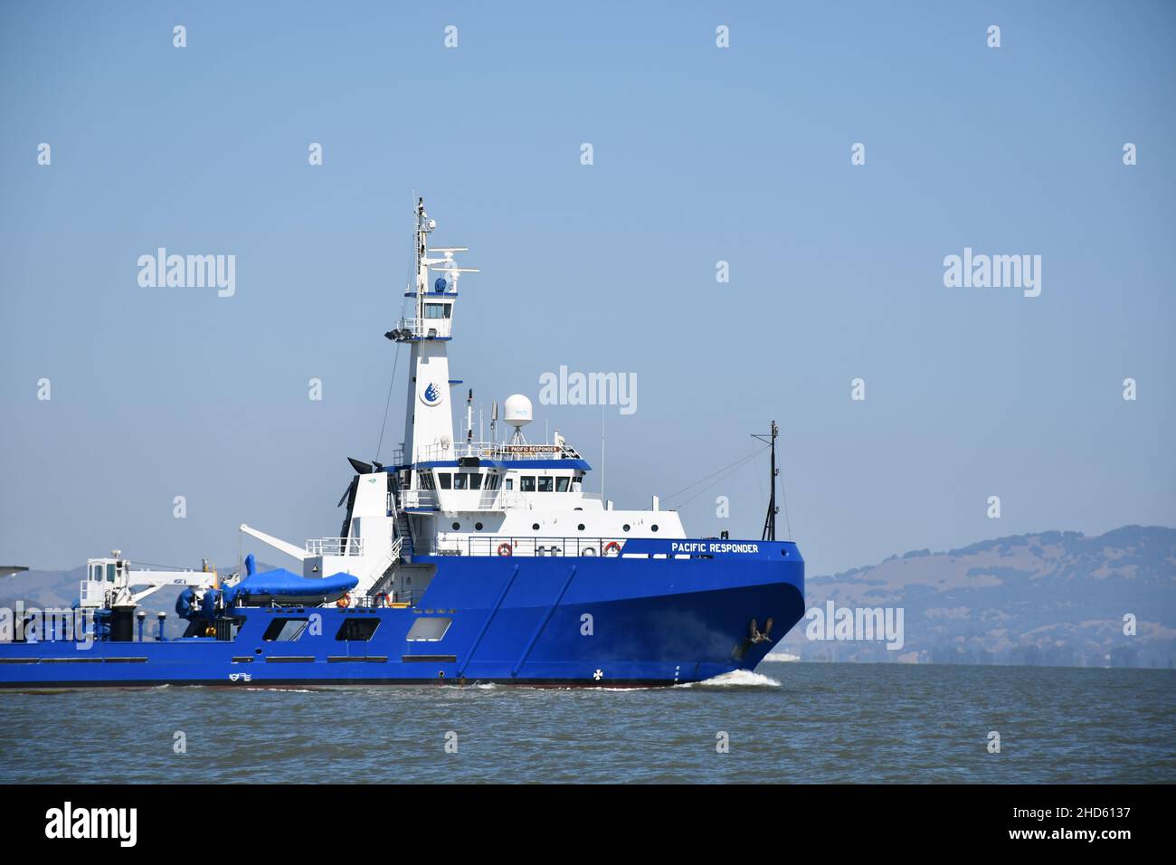 Pacific Responder, oil spill response vessel, based at Richmond, CA ...