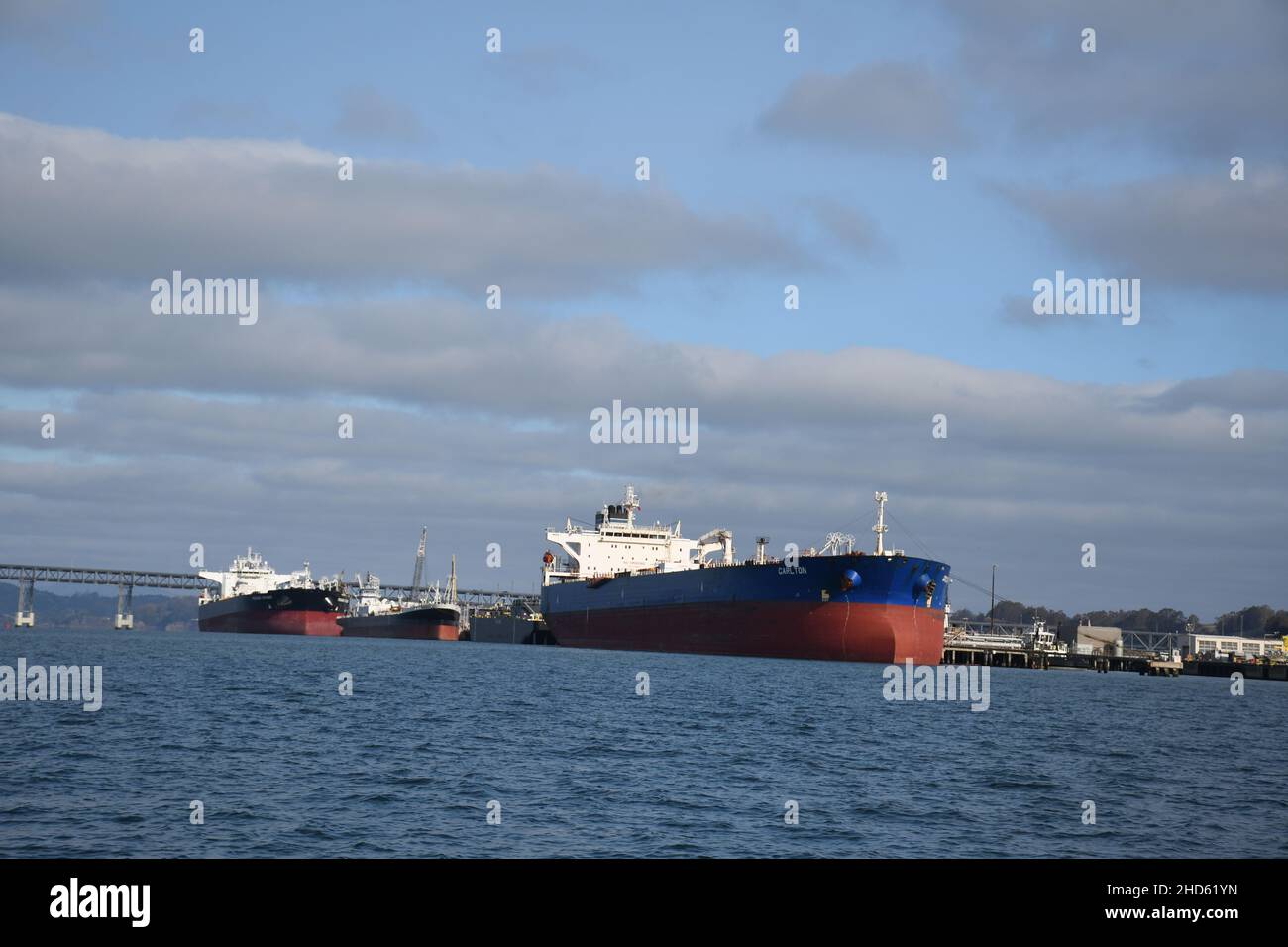 Bulk freighter Carlton, Martinez. Commercial freight and container ...