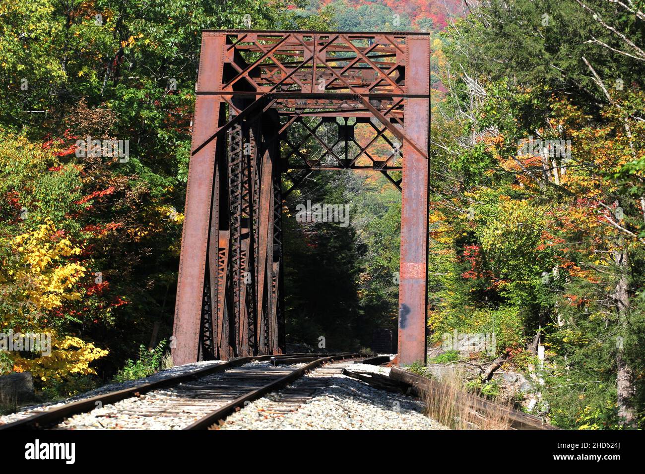 Rusty old train bridge hi-res stock photography and images - Alamy