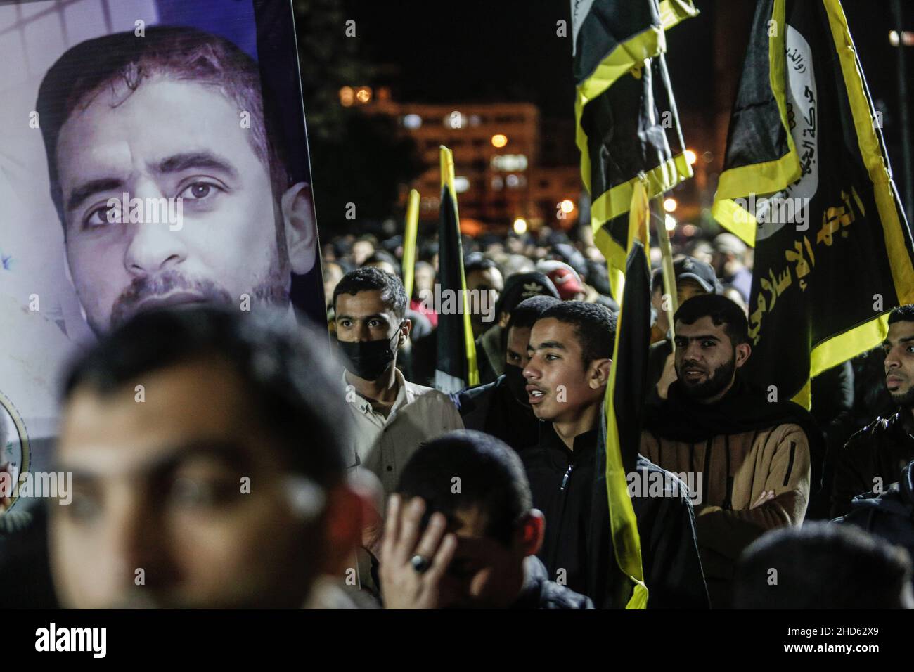 Gaza City, Palestine. 03rd Jan, 2022. Palestinian Islamic Jihad ...