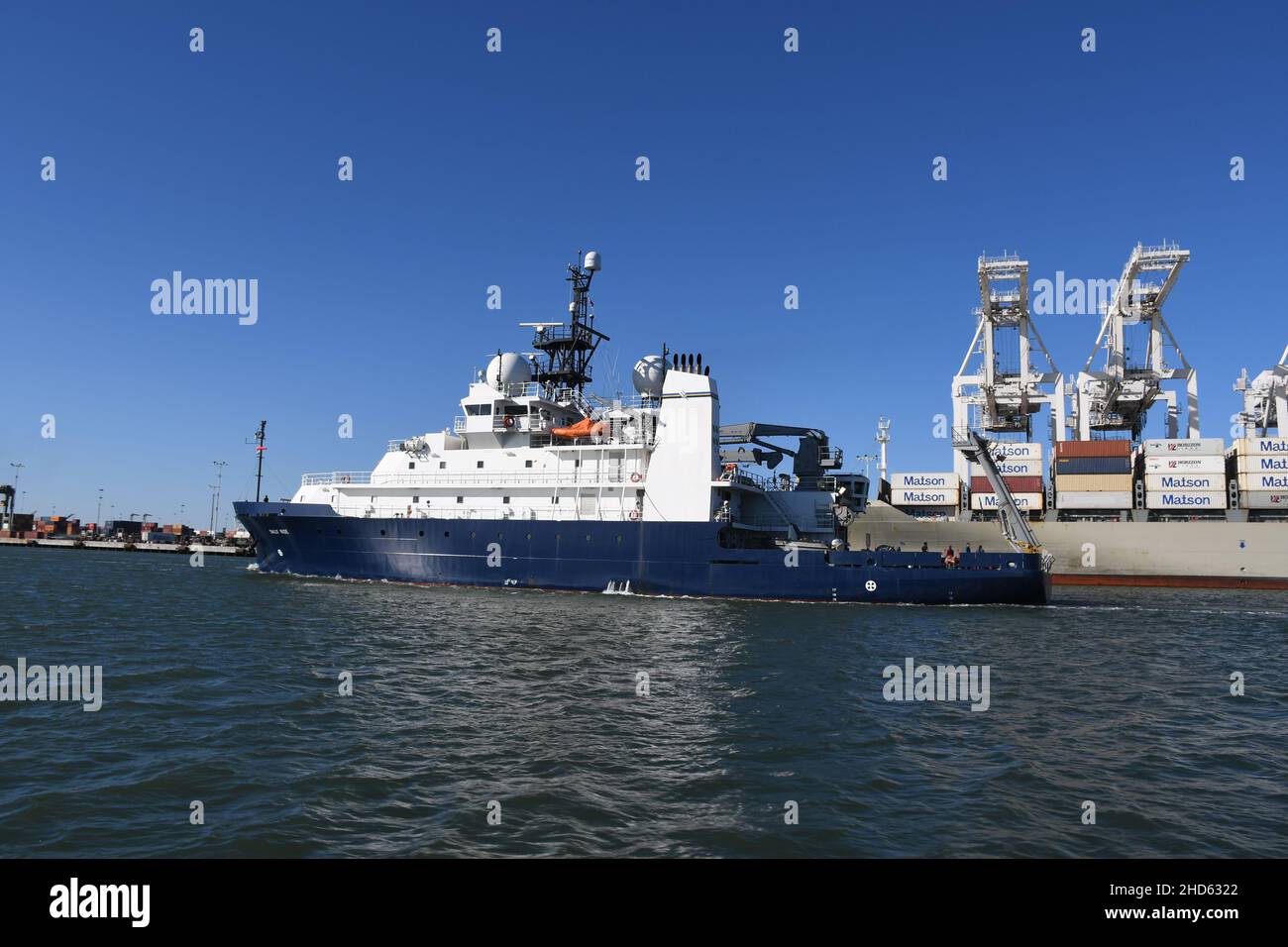 Matson shipping container hi-res stock photography and images - Alamy