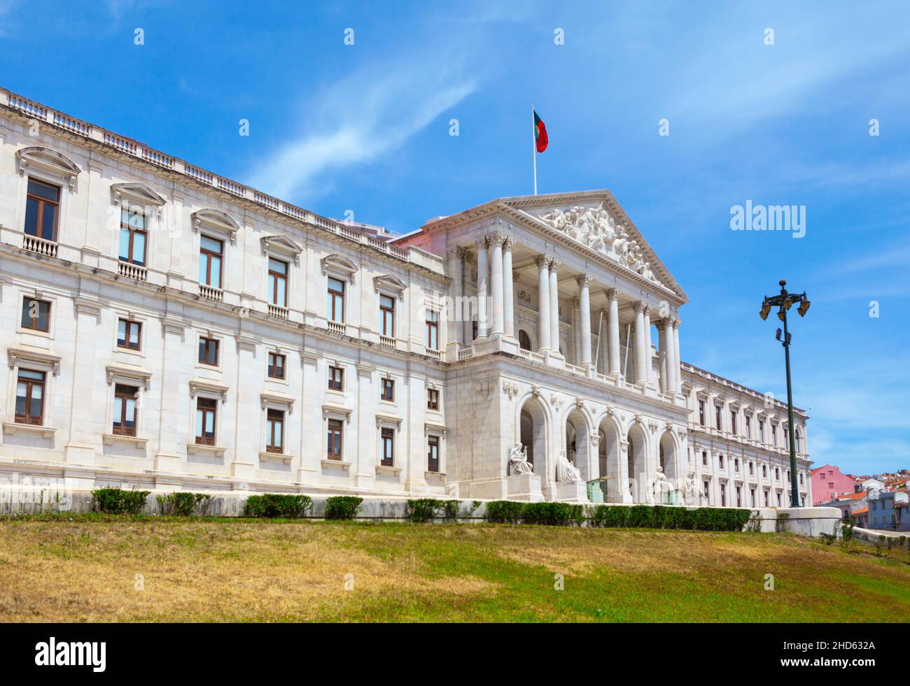 Lisbon portugal parliament historic building hi-res stock photography ...