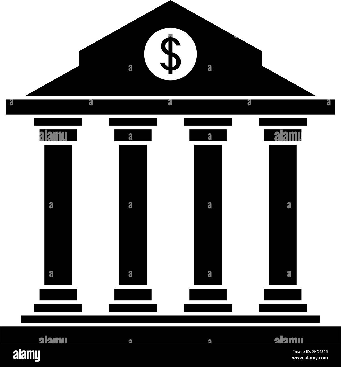 Bank icon hi-res stock photography and images - Alamy