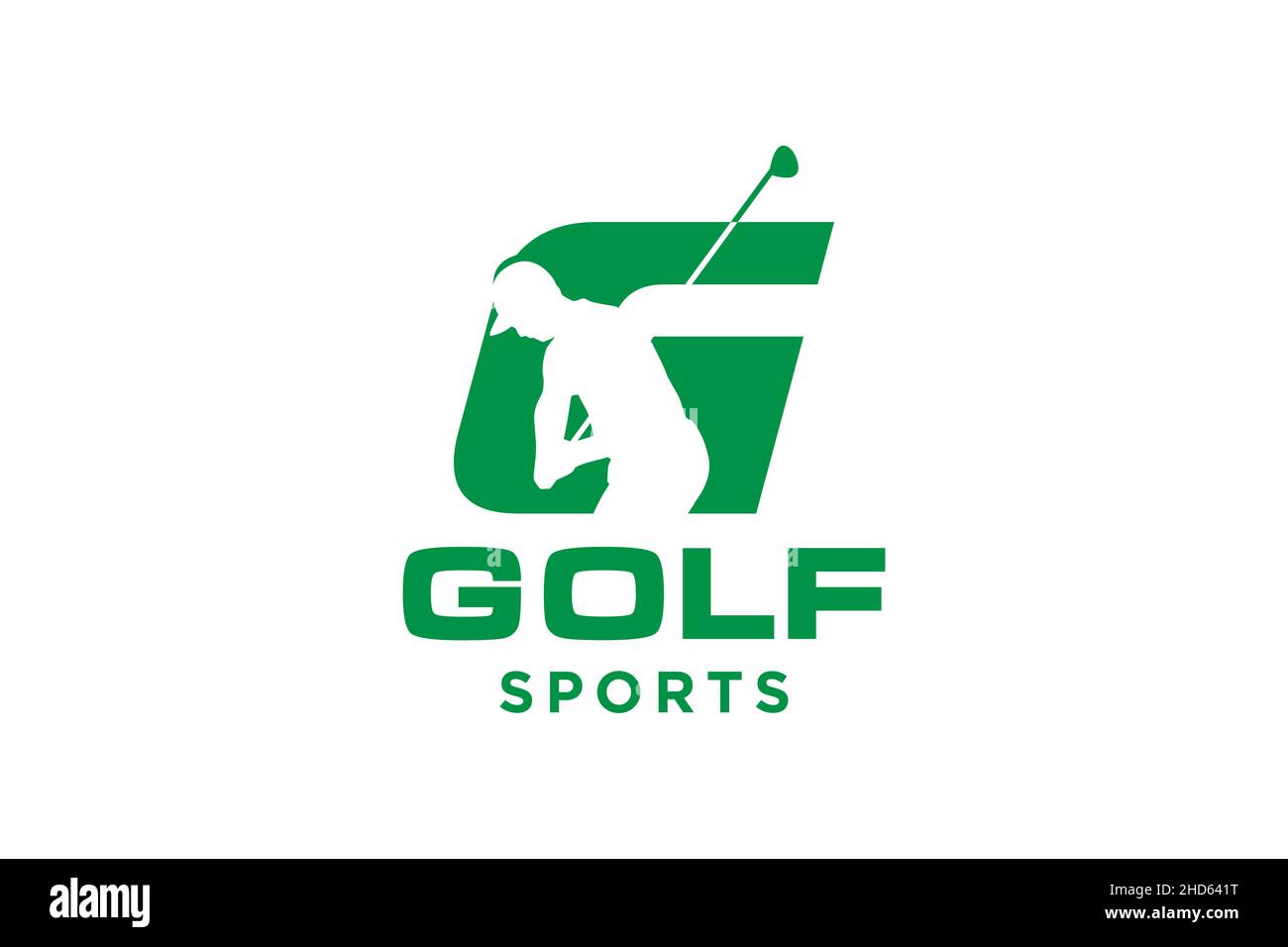 Alphabet letter icon logo G for Golf logo design vector template ...