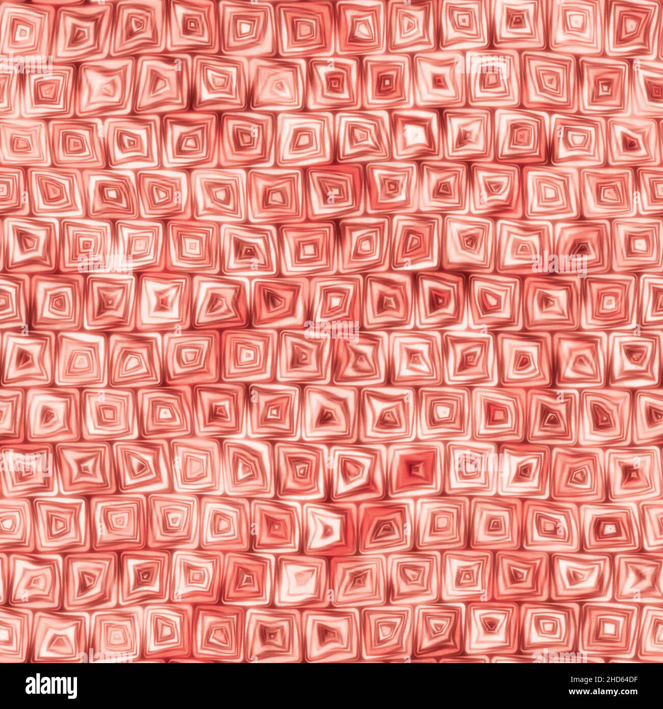 Tiny Bright Red Squiggly Swirly Spiral Squares Seamless Texture Pattern ...