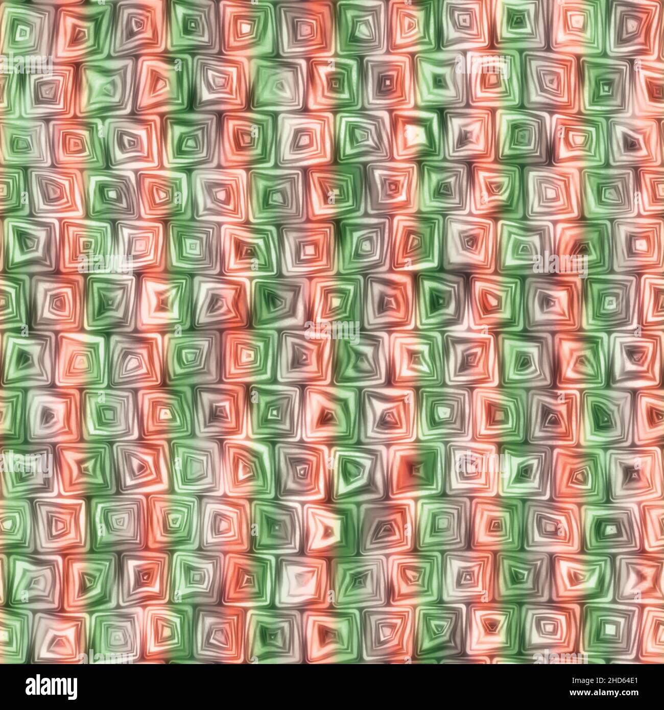 Tiny Christmas Candy Cane Stripes Squiggly Swirly Spiral Squares Seamless Texture Pattern Stock ...