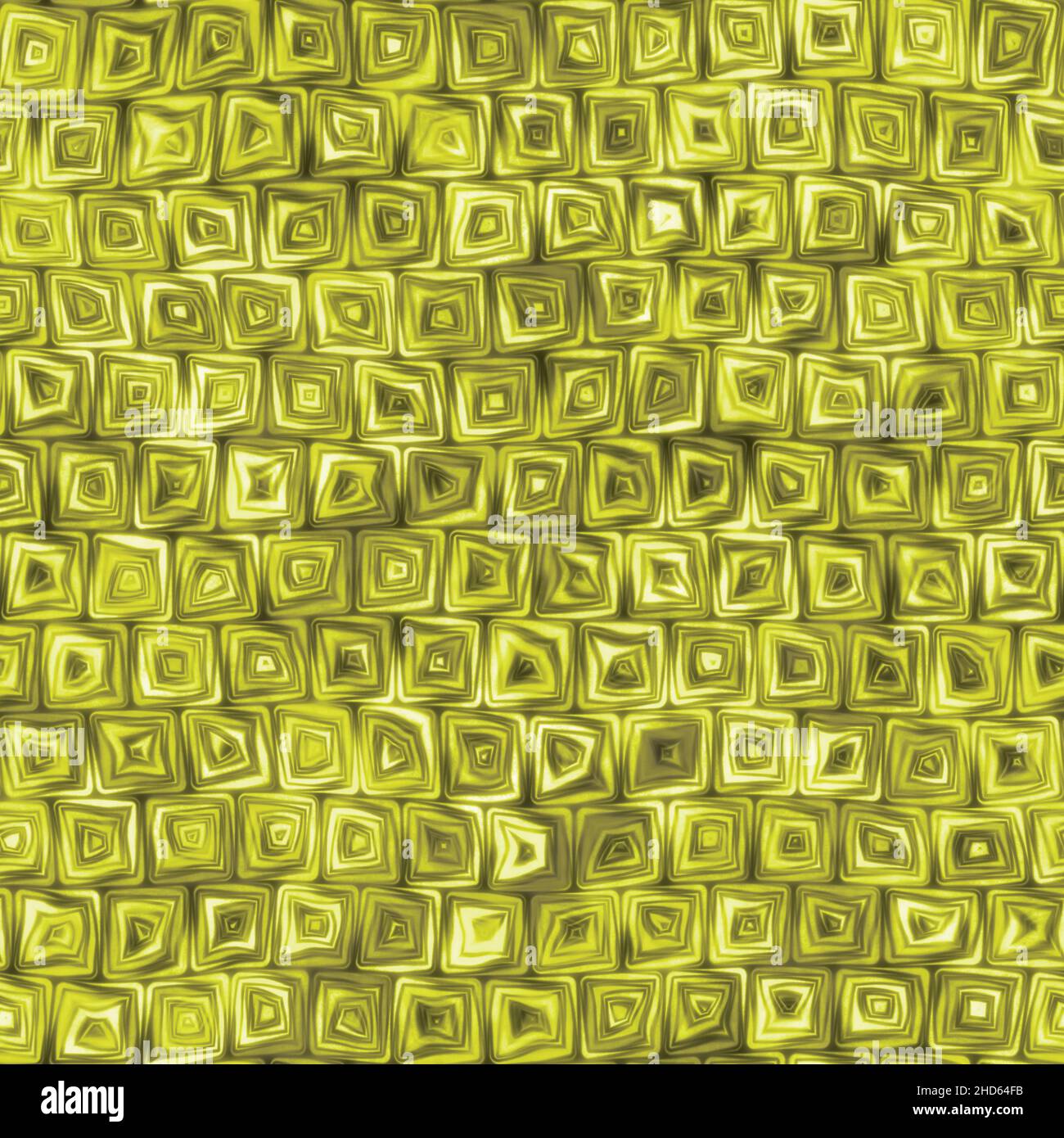 Tiny Golden Yellow Squiggly Swirly Spiral Squares Seamless Texture ...
