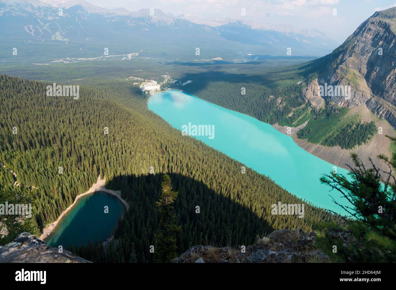 Landscape pf the Beehive and Lake Louise, Banff National Park, Alberta ...