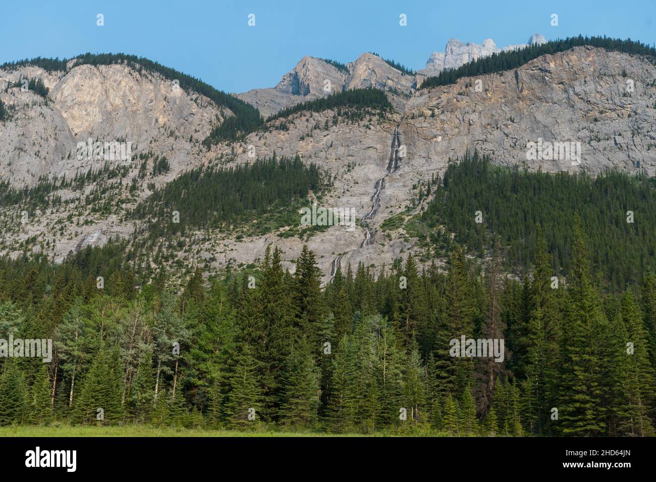 Cascade falls at Banff National Park, Alberta, Canada Stock Photo - Alamy