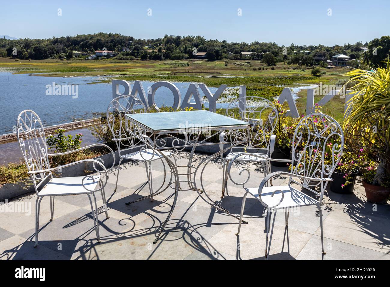 Beautiful landscape at Paoay Lake, Ilocos Norte, Philippines Stock ...