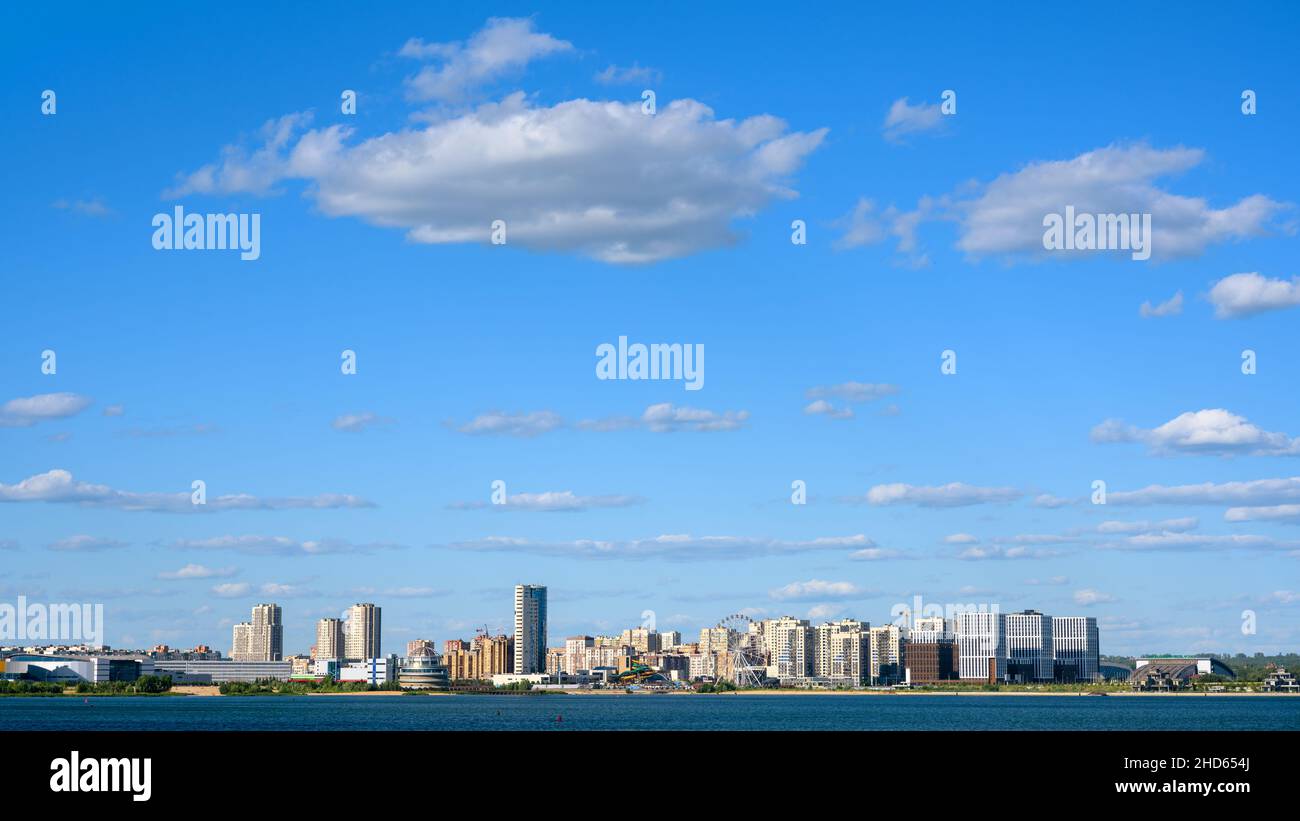 Panorama volga river in summer hi-res stock photography and images - Alamy