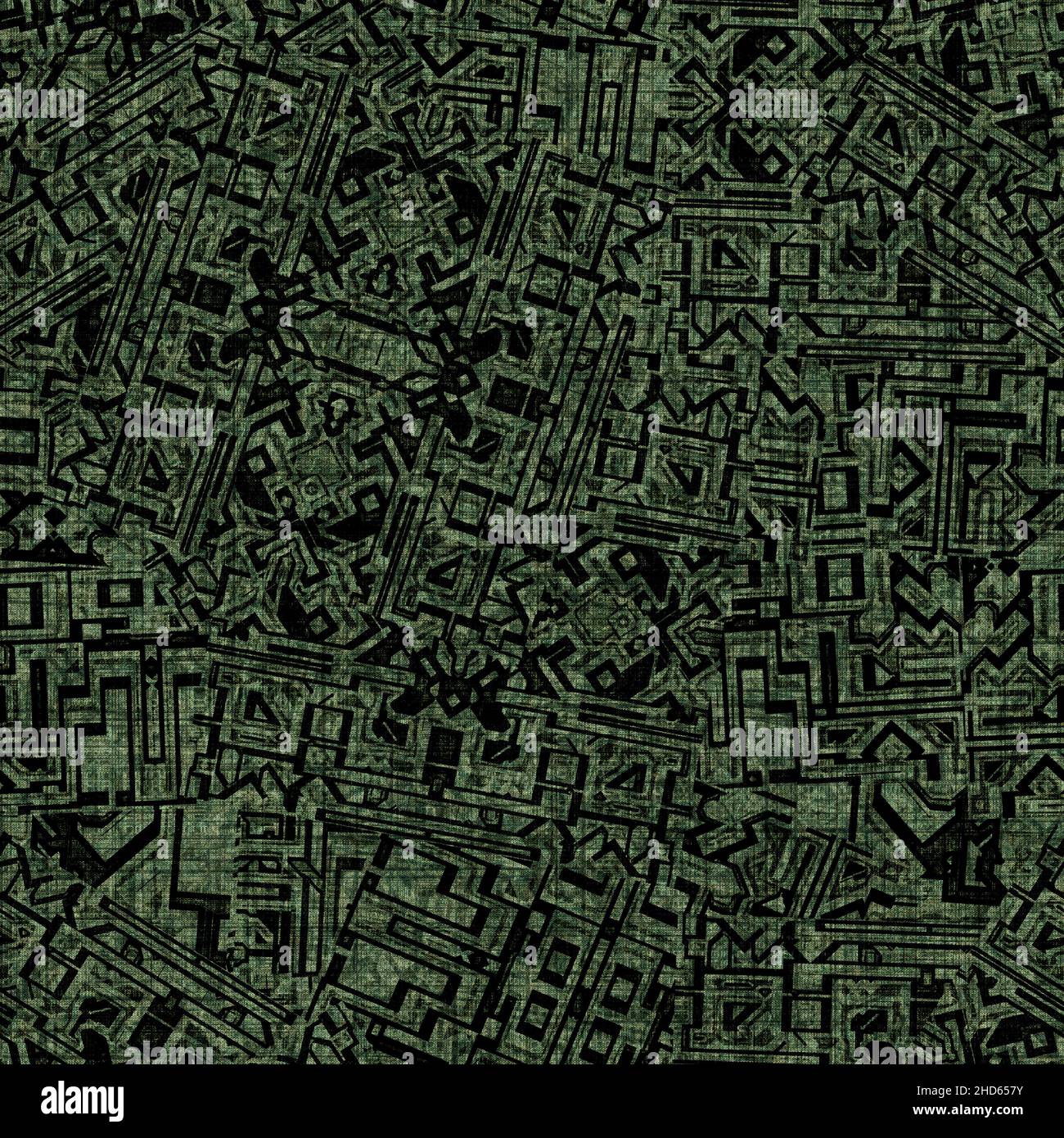 Grunge forest green random geometric distressed seamless texture ...