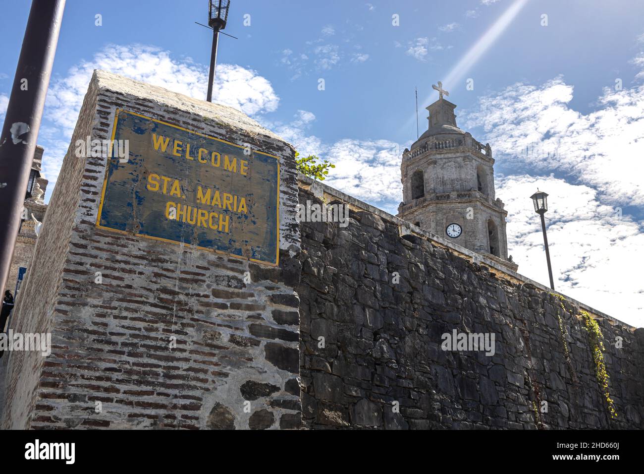 Unesco world heritage Santa maria Church at Ilocos sur, Philippines ...