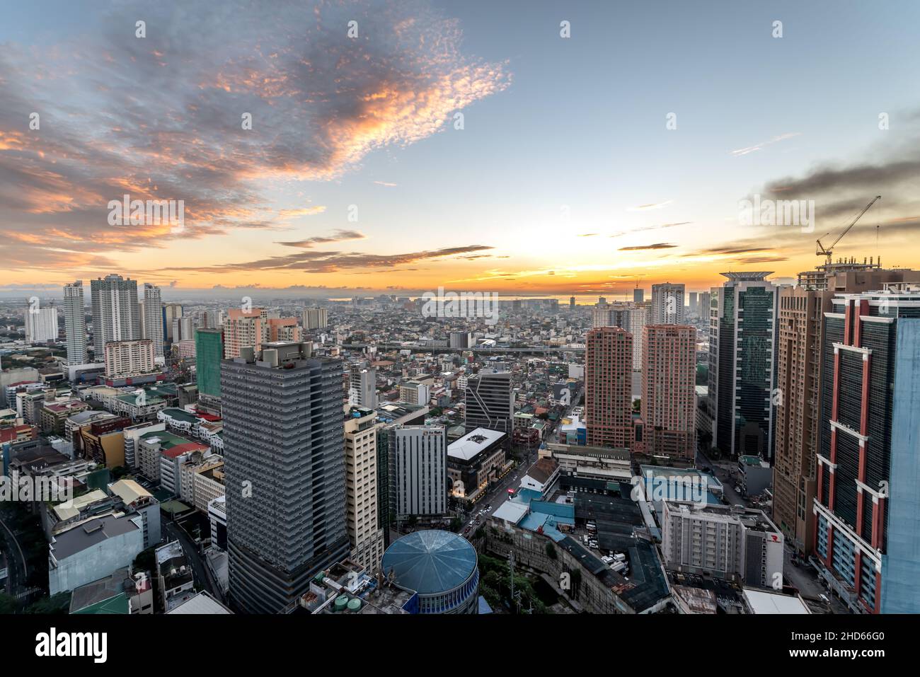beautiful sunset and skylines at Manila, Philippines Stock Photo - Alamy