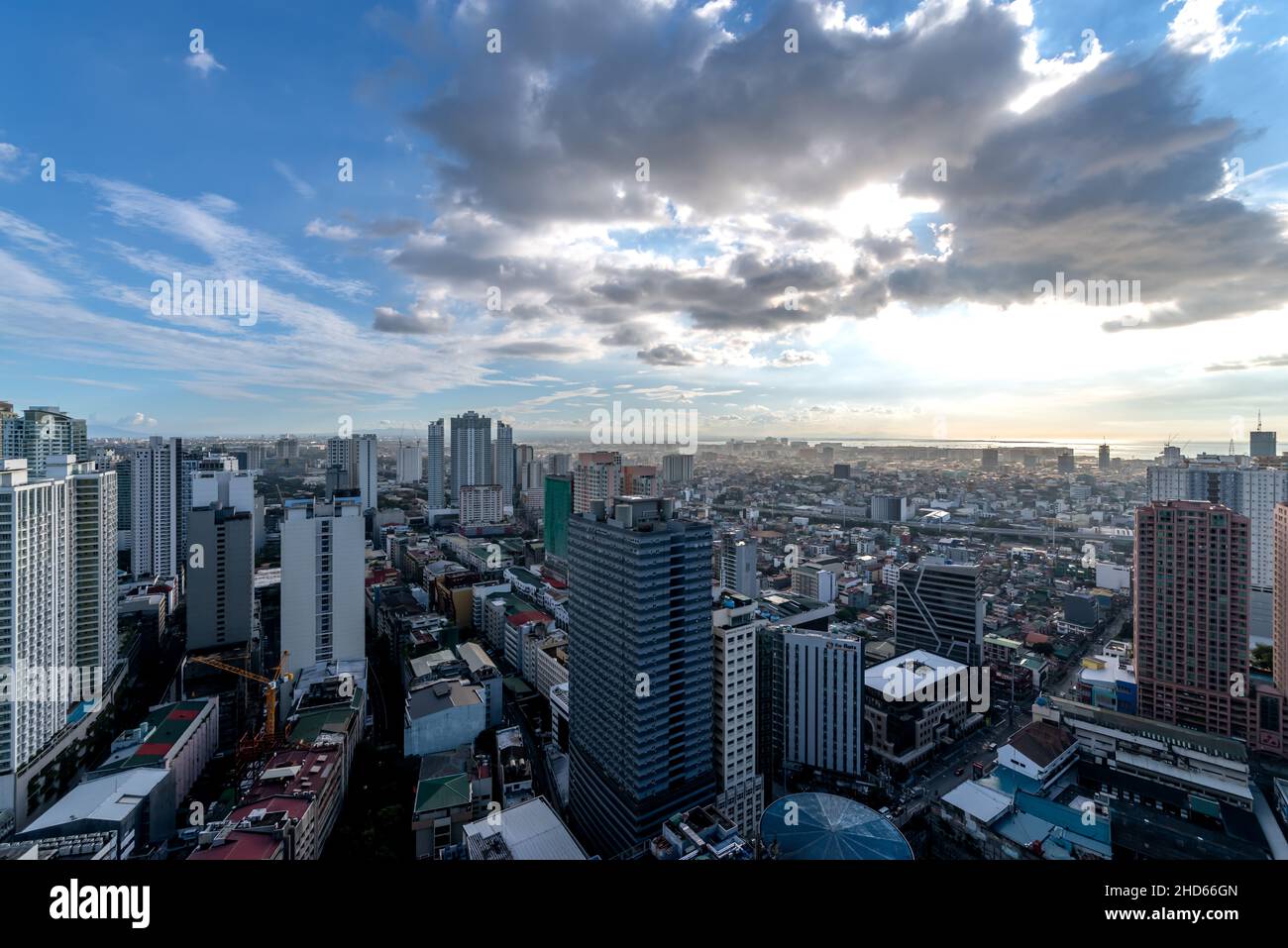 Beautiful skylines at Manila, Philippines Stock Photo - Alamy